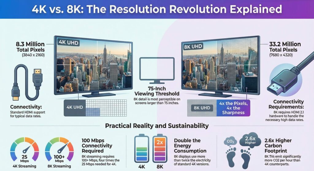 8K vs 4K: Key Differences, Examples & Ultimate Buying Guide